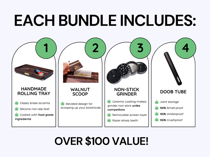 Wooden Rolling Tray Bundle – HighTree
